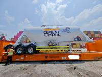 China Jamieson Pneumatic Bulk Cement Trailer 4 Bottom Unload 165 kPa for sale