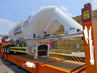China Jamieson Pneumatic Bulk Cement Trailer 4 Bottom Unload 165 kPa for sale