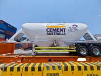 China Jamieson Pneumatic Bulk Cement Trailer 4 Bottom Unload 165 kPa for sale