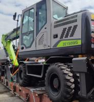 China 15-ton Class Wheeled Excavator Electro-hydraulic Control For Efficient Earthwork And Loading Operations for sale