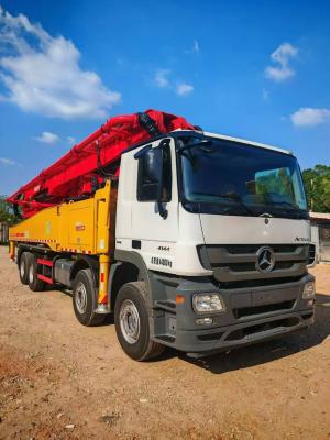 China Platform Length 9900 Re-Manufactured Concrete Pump Truck Water Tank Capacity 300-500 Liters Robust And For Construction for sale