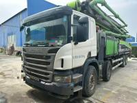 China Zoomlion 2018 56m Concrete Pump Truck (Scania Chassis) for sale