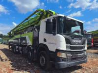 China Zoomlion 2019 56m Concrete Pump Truck (Scania Chassis) for sale