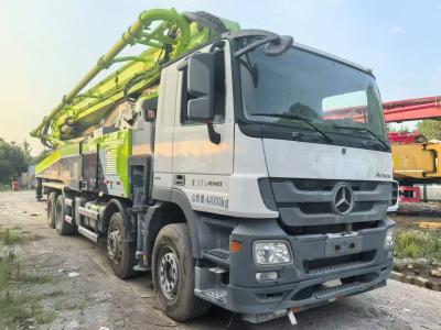China HZZ5381THB Concrete Pump Trucks featuring Boom Type RZ Quantity 2×8 perfect for continuous concrete pumping and site performance for sale