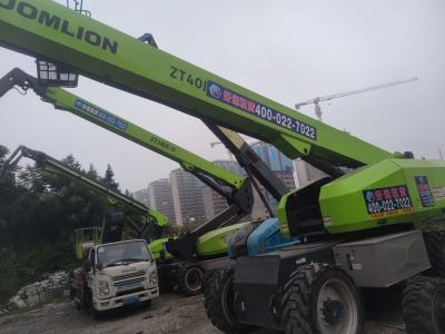 China Zoomlion 40-Meter Diesel-Powered Telescopic Boom Lift for sale