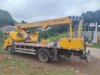 China Hailunzhe 28-meter Articulating Boom Truck-mounted Aerial Work Platform for sale