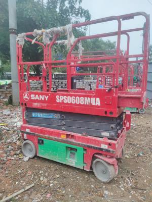 China Sany 6-meter Electric Scissor Lift Truck (Model SPS0608MHA) for sale