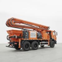 China 50KW Moter Power Truck Mounted Boom Pump Including Closed-loop Hydraulic System and Gross Mass 13800kg Designed for Concrete Delivery for sale