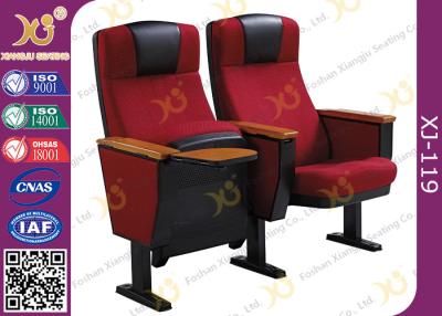 China Full Upholstered Metal Framework Auditorium Chairs , Conference Room Seating for sale