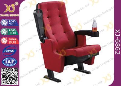 China PP Outerback Color 3D Movie Cinema Theater Chairs With Tip Up Cupholder for sale
