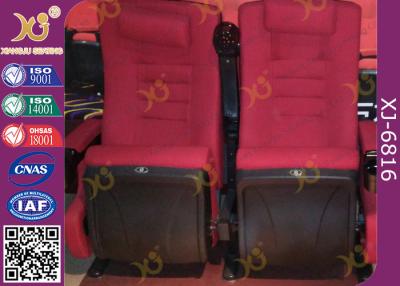 China PP Outer Back Fabric Cushion Folding Theater Seats For Library / Museum Hall for sale