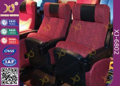 China ISO Certification Padding Armrest Folding Theater Seats With Flame Retardant Fabric for sale