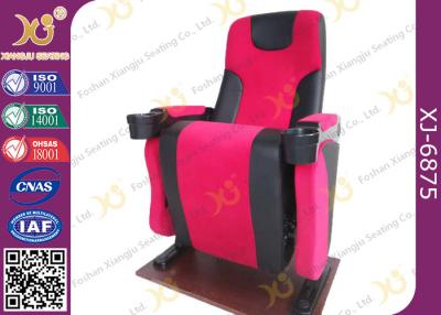 China Plastic Back Cover Theatre Seating Chairs With Full Upholstery Cover Seat Padded for sale