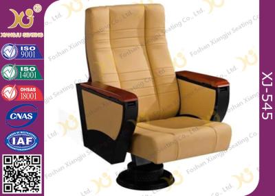 China One leg metal material PU cover auditorium theater seating with tablet for theatre hall for sale