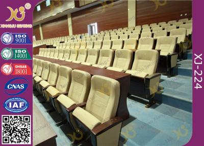 China Full Upholstered Retractable Auditorium Theater Seating With Standard Dimensions for sale