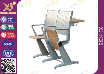China Student Intelligent Desk And Chairs Plywood / Steel Back For College Furniture for sale