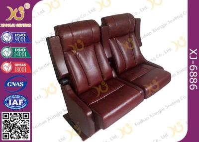 China Soft Padded Push Back Theater Seating Chair For Commercial Cinema 2.3mm Thickness for sale