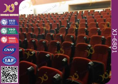 China Spring Back Noise Free Folding Theatre Seating Chairs Waterproof Stain Proof for sale