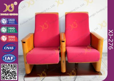China Wooden Armrest Church Hall / Concert Hall Seating With USB Hub On The Leg for sale