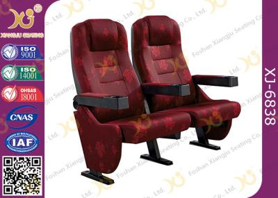 China Ergonomic Design Stackable Auditorium Theater Seating Movie Chairs With Rocking Back for sale