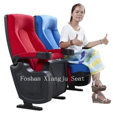 China Theatre High Density Foam Cinema Movie Theater Chairs VIP Arena With Plastic Shell for sale