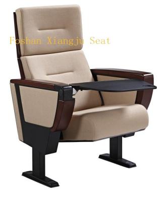 China Metal Framework Auditorium Church Hall Chairs Wooden Outback ABS Writing Table for sale