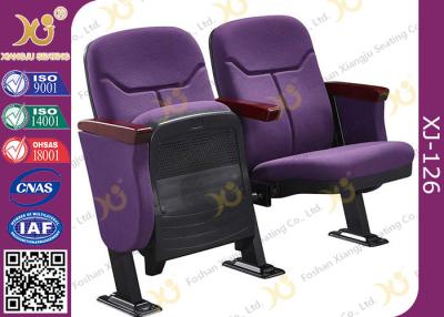 China Indoor Special Church Auditorium Seating With Soft Polyurethane Foam Padded for sale