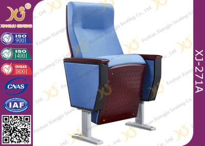 China No Rustiness Aluminum Legs Auditorium Chairs For Hall / Conference Seating for sale