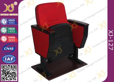 China Cold Rolled Steel Leg PP Back & Seat  Education Seating Auditorium Chairs for sale