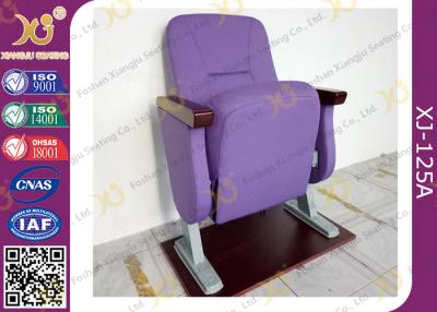 China Fixed Floor Smaller Church Seats , Auditorium Theater Seating And Tables For Cinema Hall for sale