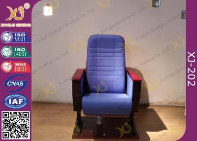 China Cross Line Back Auditorium Chair Seating For Conference / Church Hall for sale