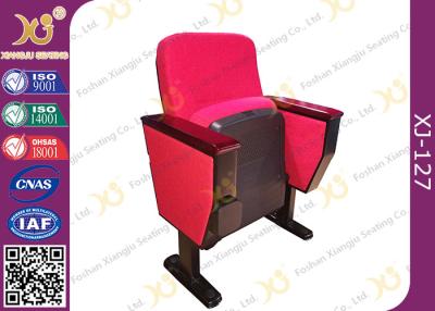 China Short Back Auditorium Theater Seating With Tablet Hidden In Armrest for sale