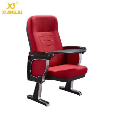 China PP Shell Aluminum Leg Stackable Auditorium Chairs With ABS Tablet for sale