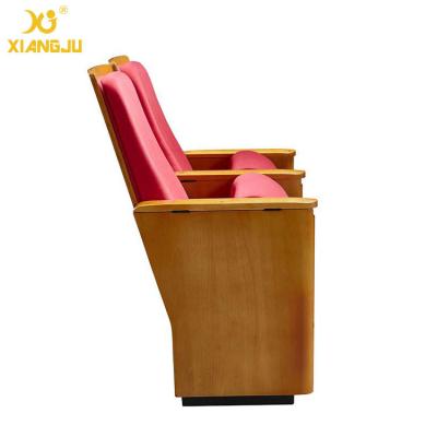 China Plywood Outerback Rectangular Shape Auditorium Chiars USB  With MDF Tablet        ​ for sale