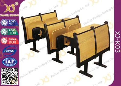 China Modern Wood School Desk And Chair For Student / College Classroom Furniture for sale
