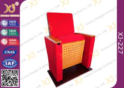 China Two Pieces Type Back Rest Theater Seating Chairs With Full Upholstered Cover Leg for sale