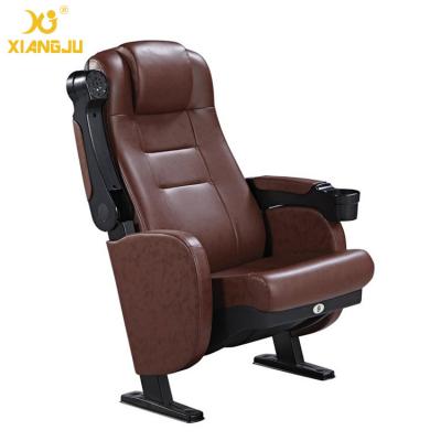 China Great Lumbar Support Comfort Head Cushion Movie Theatre Chairs With Cupholder for sale
