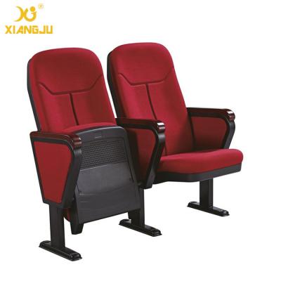 China ISO14001 Padded Upholstery Folding Auditorium Lecture Hall Seating With PP Shell for sale
