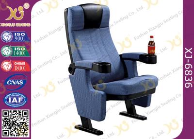 China Genuine Fabric Home Cinema Seating / Lecture Hall Chairs With Cast Iron Frame for sale