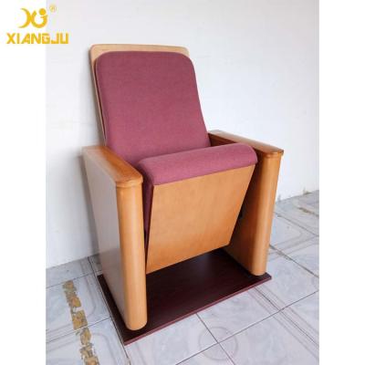 China Customized Molded Foam Plywood Auditorium Chairs Powder Coating Flame Retardant for sale