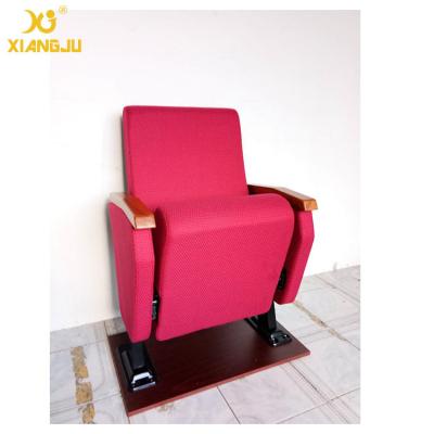 China Upholstered Aesthetic University Church Chairs Tip Up Seat Standard Size for sale