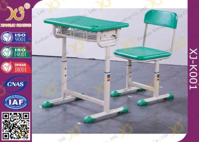 China Durable Kid’s School Desk And Chair PE Seat And Back Comfortable for sale