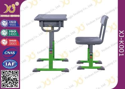 China Hollow Polethylene Top Desk And Chair Set For Students , 5 Years Warranty for sale