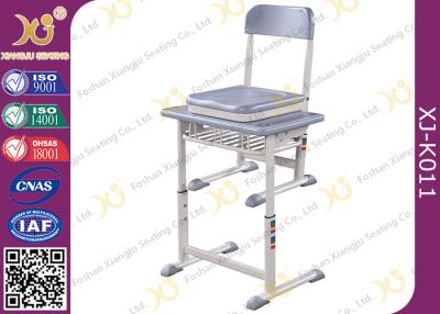 China HDPE Table Top Single Student Desk And Chair Set Aluminum Frame Scratch-resistant for sale