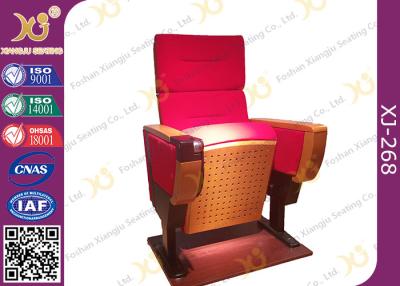 China Modern Folded Commercial Auditorium Chairs With Strong Steel Structural Single Leg for sale