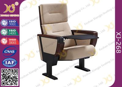 China Soild Molded Bent Plywood Back Church Auditorium Chairs With ABS Tablet for sale