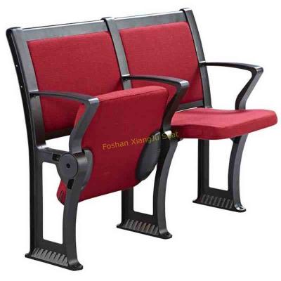 China Comfortable Soft Red Fabric Lecture Hall Seating / Student Classroom Chairs for sale