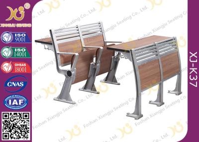 China Aluminum College Furniture Ladder Folding School Desk And Chair 520 * 480 * 780 mm for sale