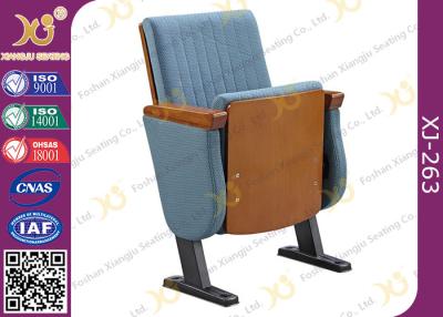 China 7 Seat Spring Returning Folding Theatre Seating Chairs For Church Muslim Praying for sale