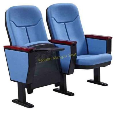 China Stadium Auditorium Chairs With Wooden Writing Pad / Lecture Room Seating for sale